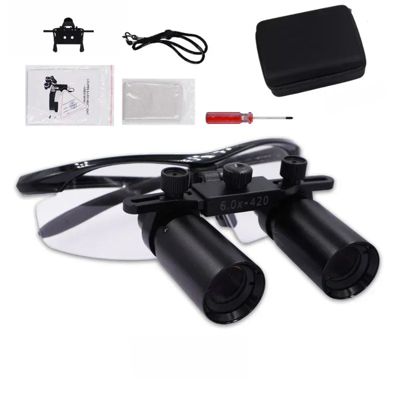 Lupa Binocular Profissional 5x e 6x Vision Plus
